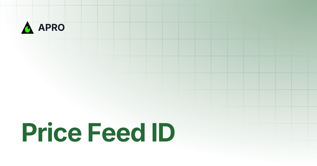 Price Feed ID | APRO
